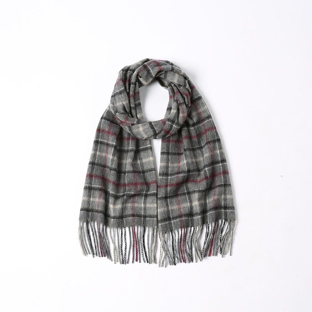 100% Australian Wool Classic Plaid Scarf - Made in Australia – Cashmere ...